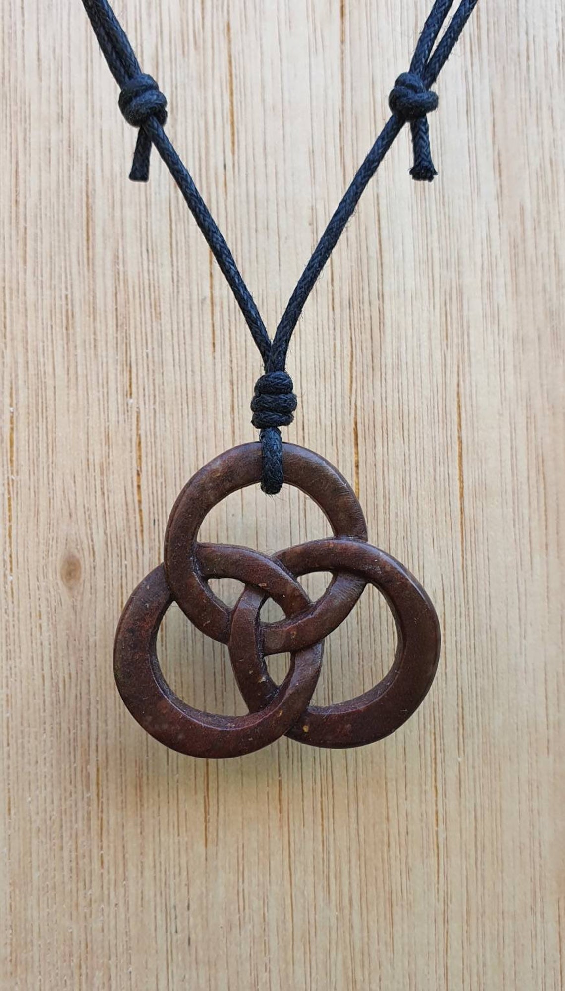 Holy Trinity Knot Pendant Celtic Triquetra Necklace Jewelry | Etsy