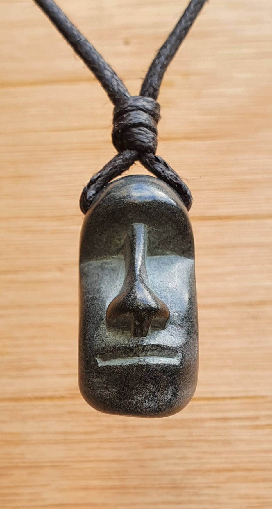 Easter Island Head Moai Pendant Hand-carved From Natural | Etsy UK
