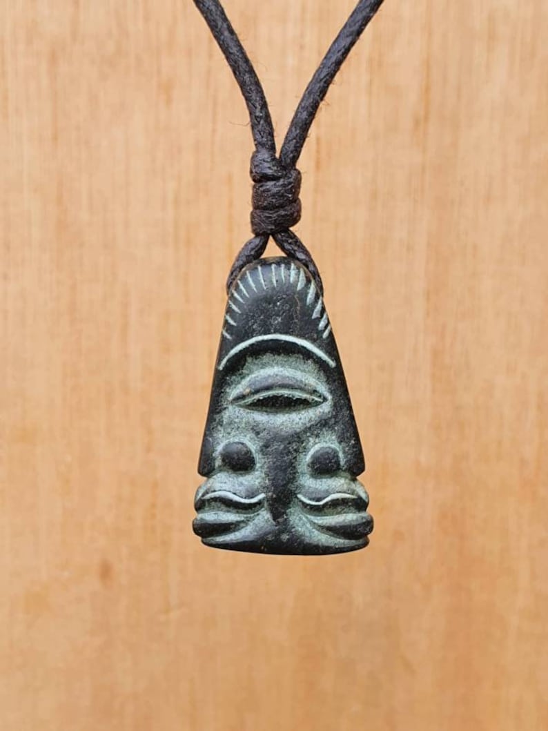 Trimurti Pendant Triple Face Necklace Trinity Symbol - Etsy