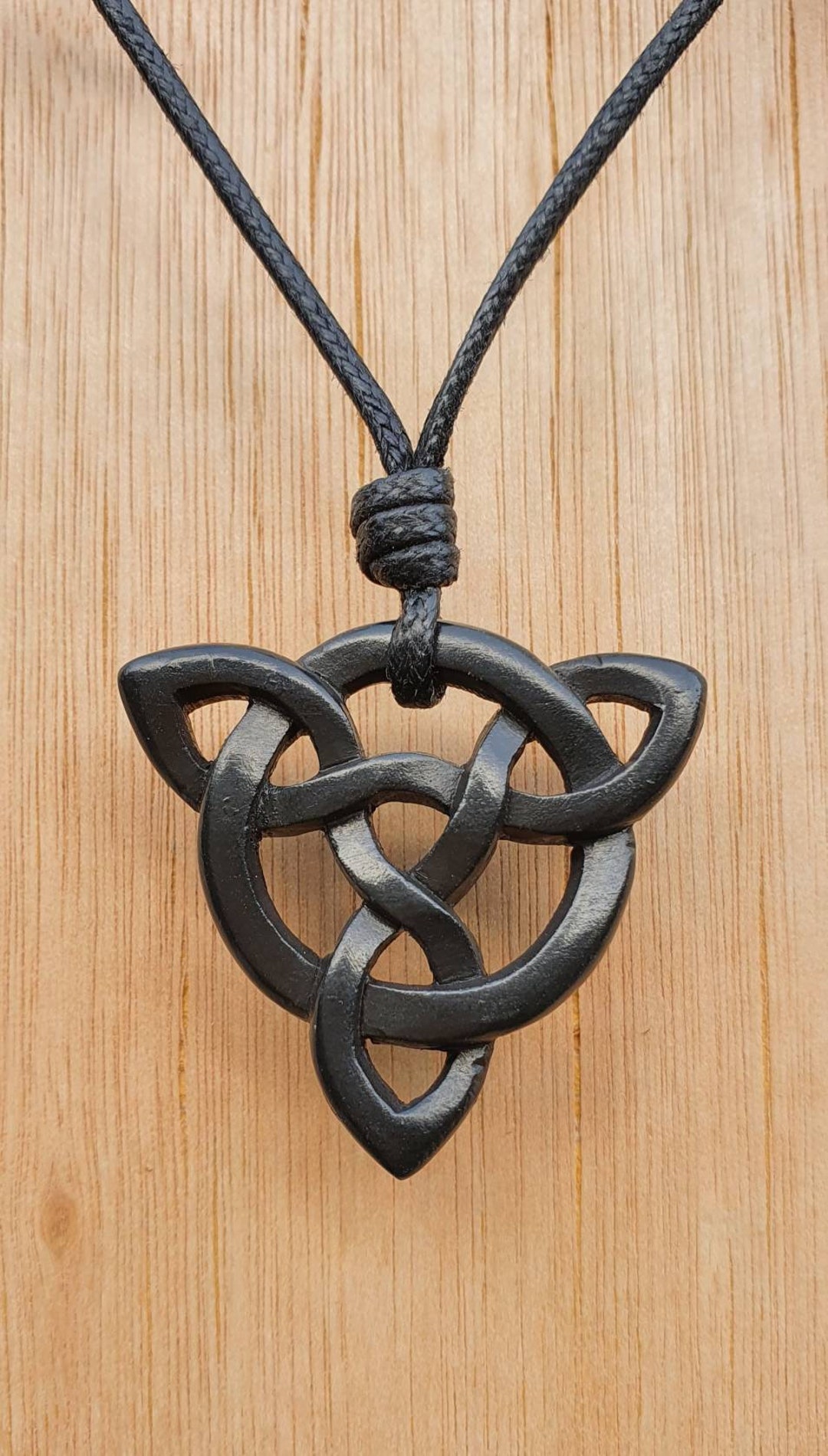 Colgante de nudo de triquetra celta / Símbolo de la Trinidad Eternidad ...