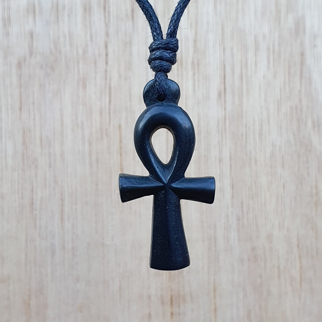 Ankh Pendant | Hand Carved Natural Stone Ankh Necklace | Unisex ...