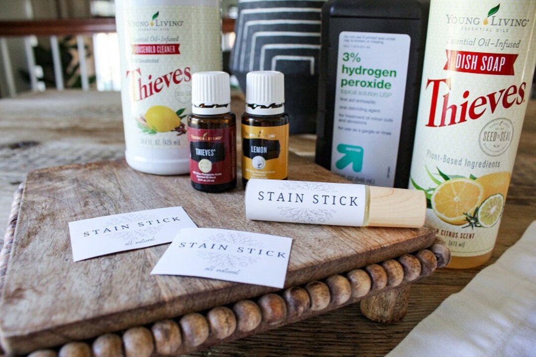 Stain Stick Label DIGITAL FILE Young Living Essential Oil Stickers DIY ...