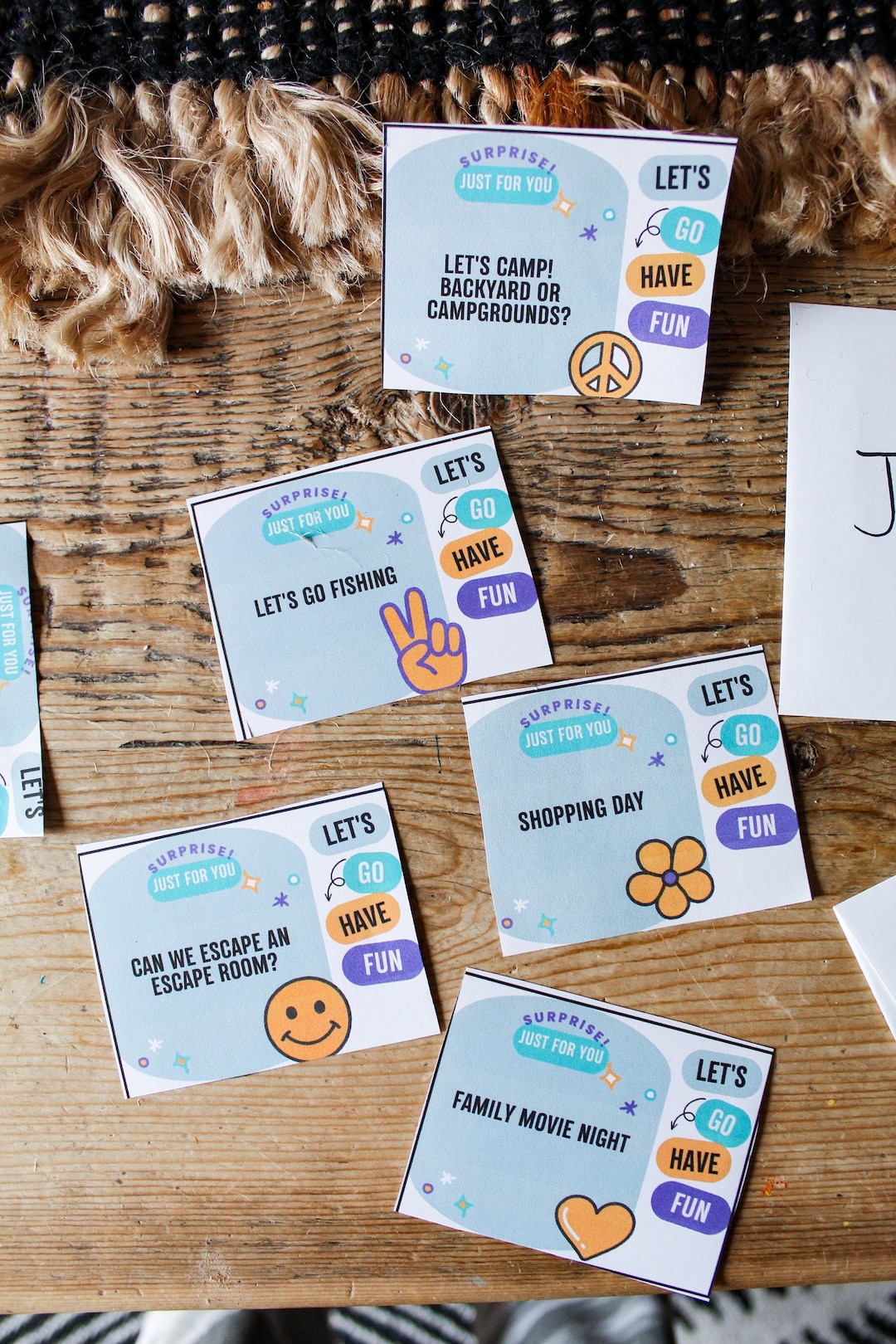 Experience Gift Printable Cards *DIGITAL DOWNLOAD* Gift Experience ...