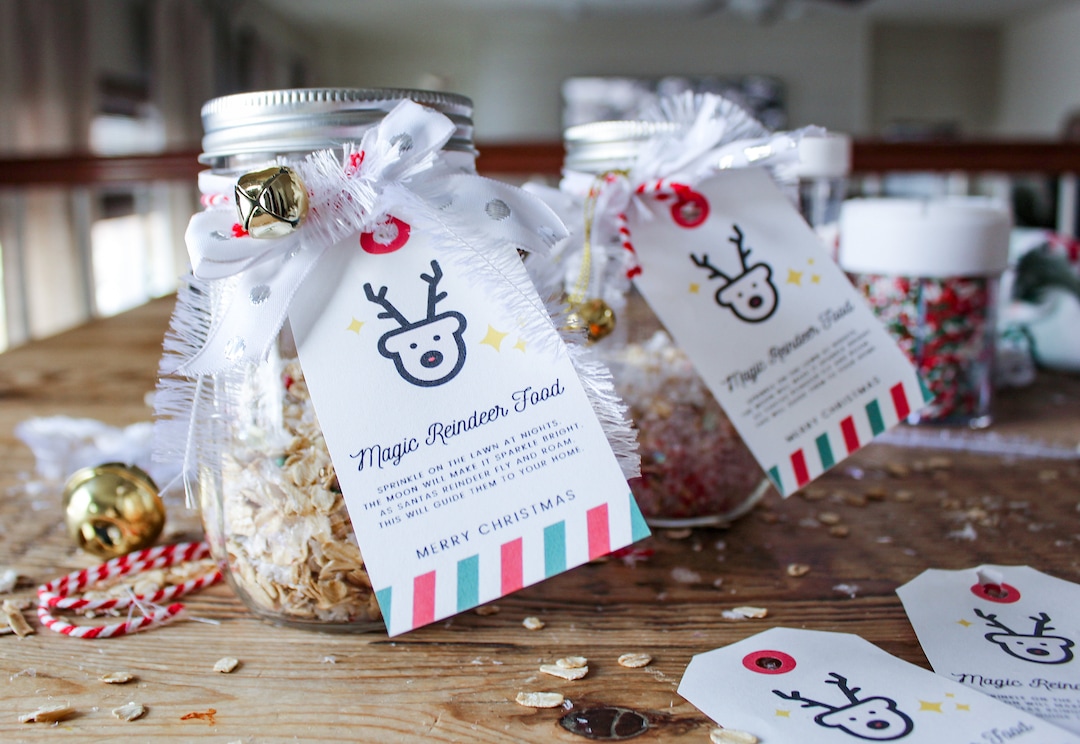 Magic Reindeer Food Gift Tag | Christmas DIGITAL FILE Gift Tag ...