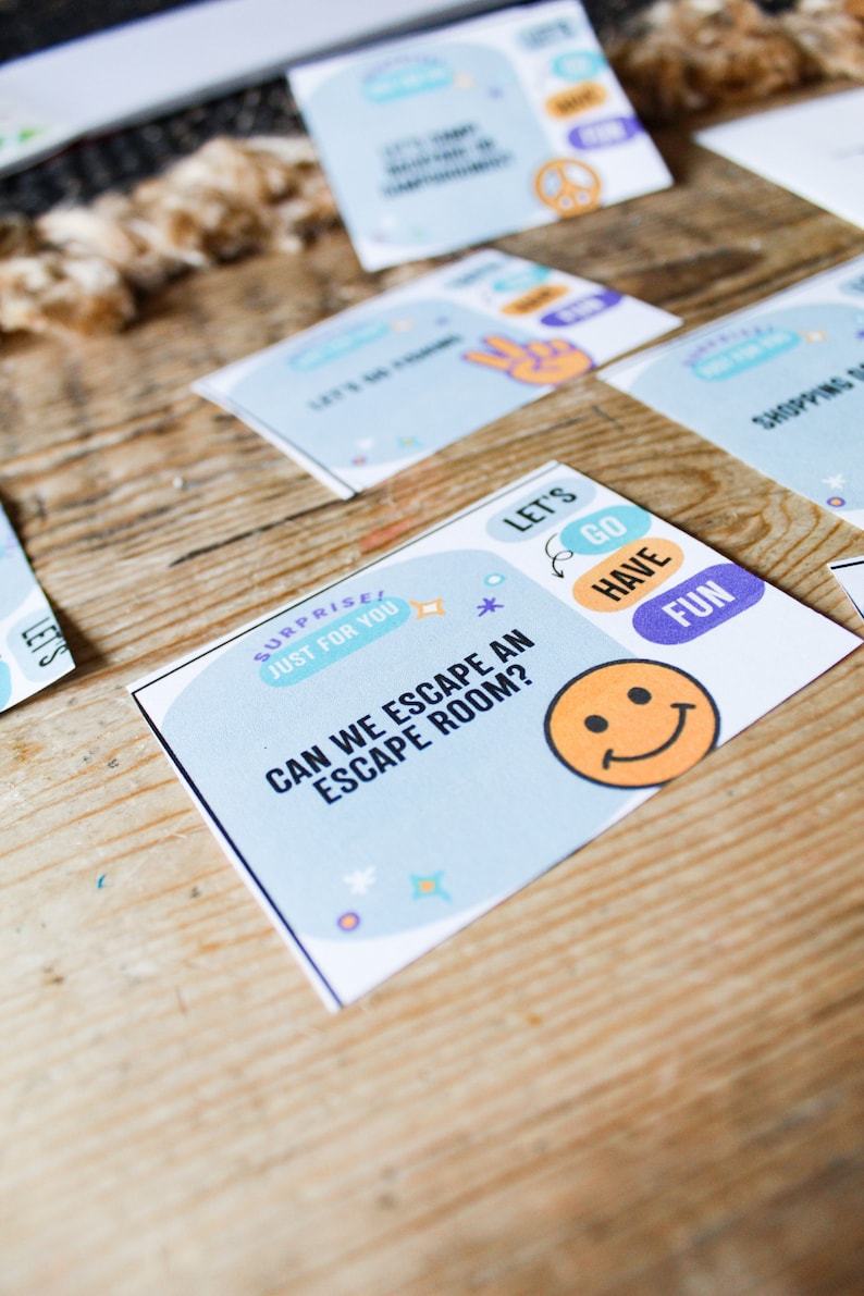 Experience Gift Printable Cards DIGITAL DOWNLOAD Gift - Etsy