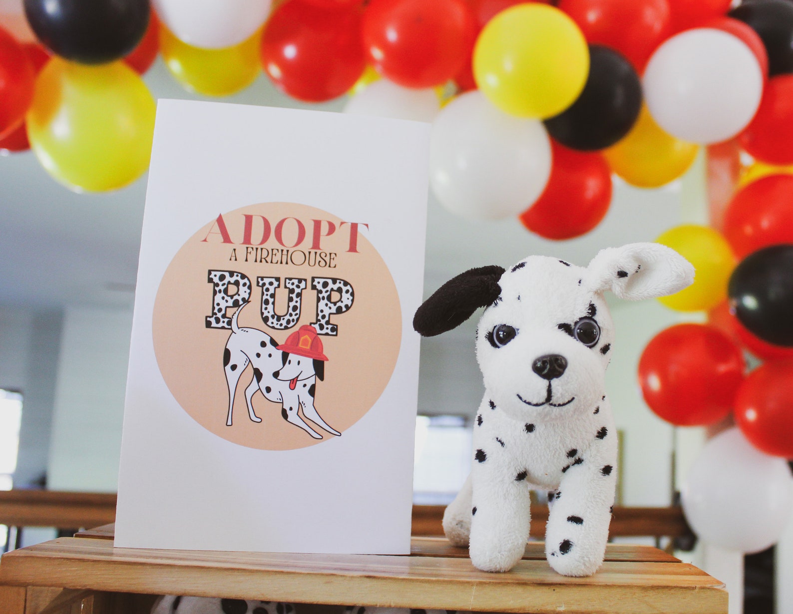 Firetruck Themed Birthday Party *DIGITAL FILE* Printables - DIY ...
