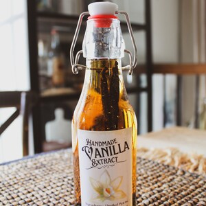 DIY Homemade Vanilla Labels and Gift Tags Printable - Instant Download ...