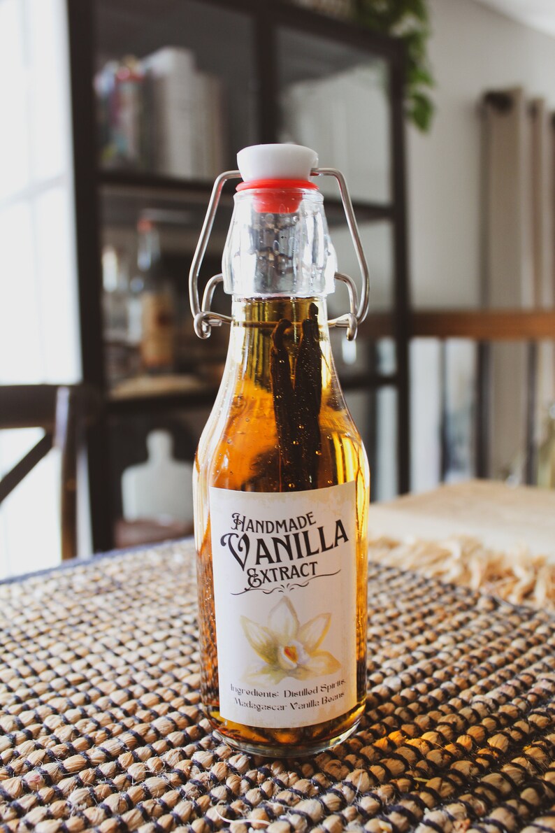 DIY Homemade Vanilla Labels and Gift Tags Printable - Instant Download ...