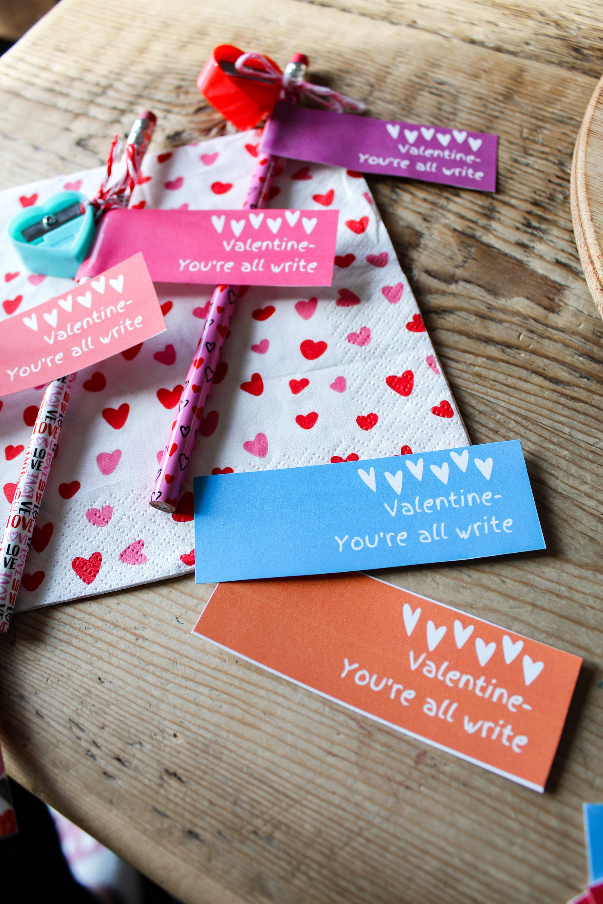 Valentine, You're All Write *DIGITAL FILE* Printable Valentine Gift ...