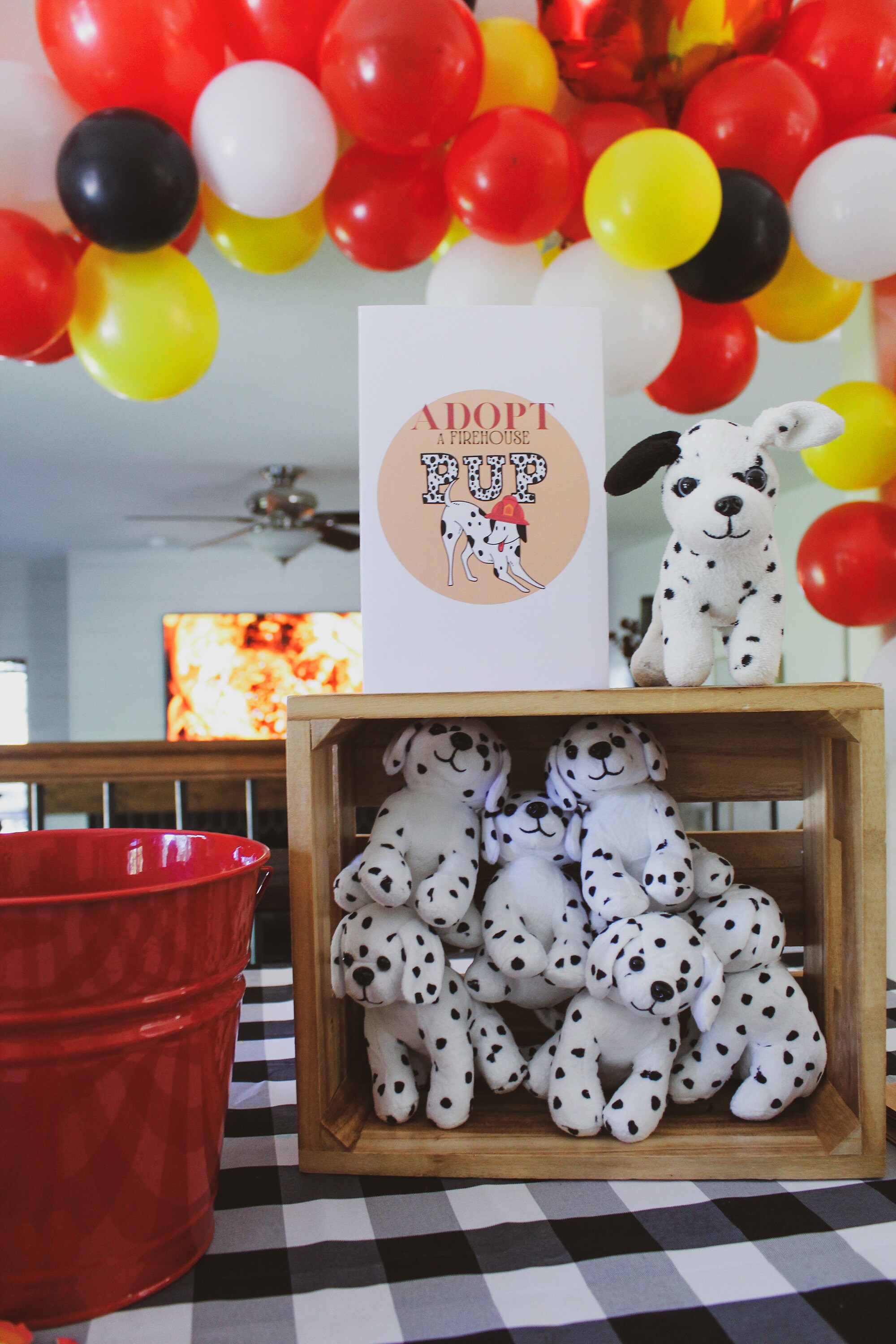 Firetruck Themed Birthday Party *DIGITAL FILE* Printables - DIY ...