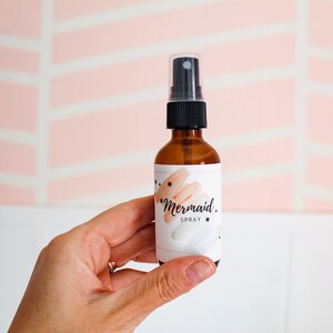 Mermaid Spray DIGITAL DOWNLOAD Label Essential Oil Mermaid - Etsy