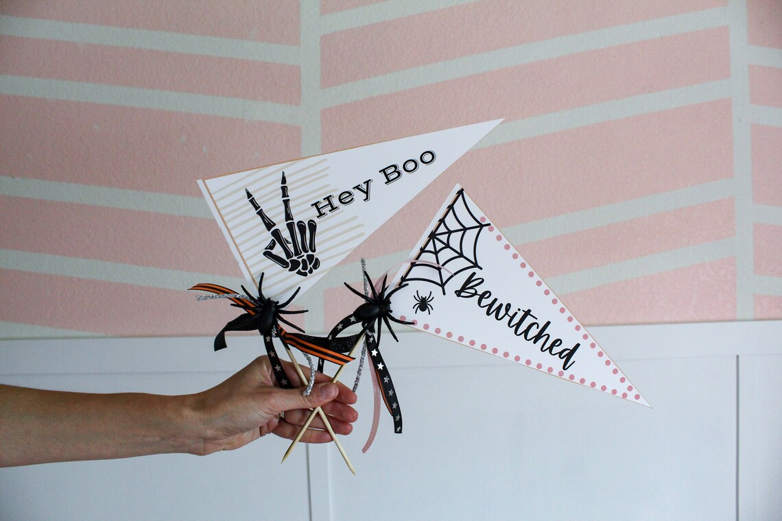 Halloween Pennant Flag 4 Printable Downloads Hocus Pocus - Etsy
