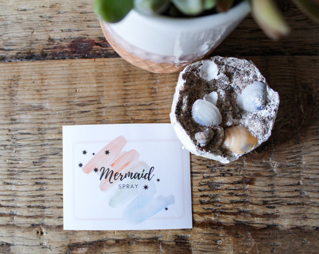 Mermaid Spray *DIGITAL DOWNLOAD* Label | Essential Oil Mermaid Hair ...