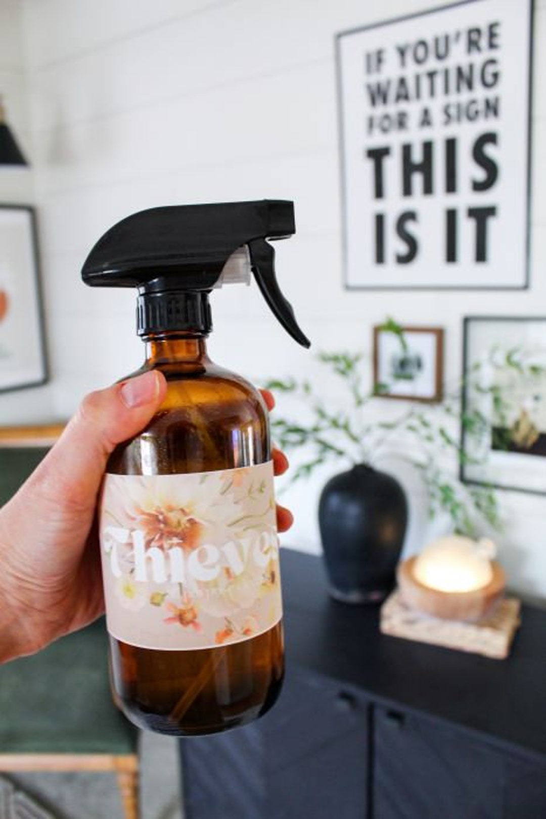 Set of Modern Boho Essential Oil Labels *DIGITAL FILES* | Thieves Label ...