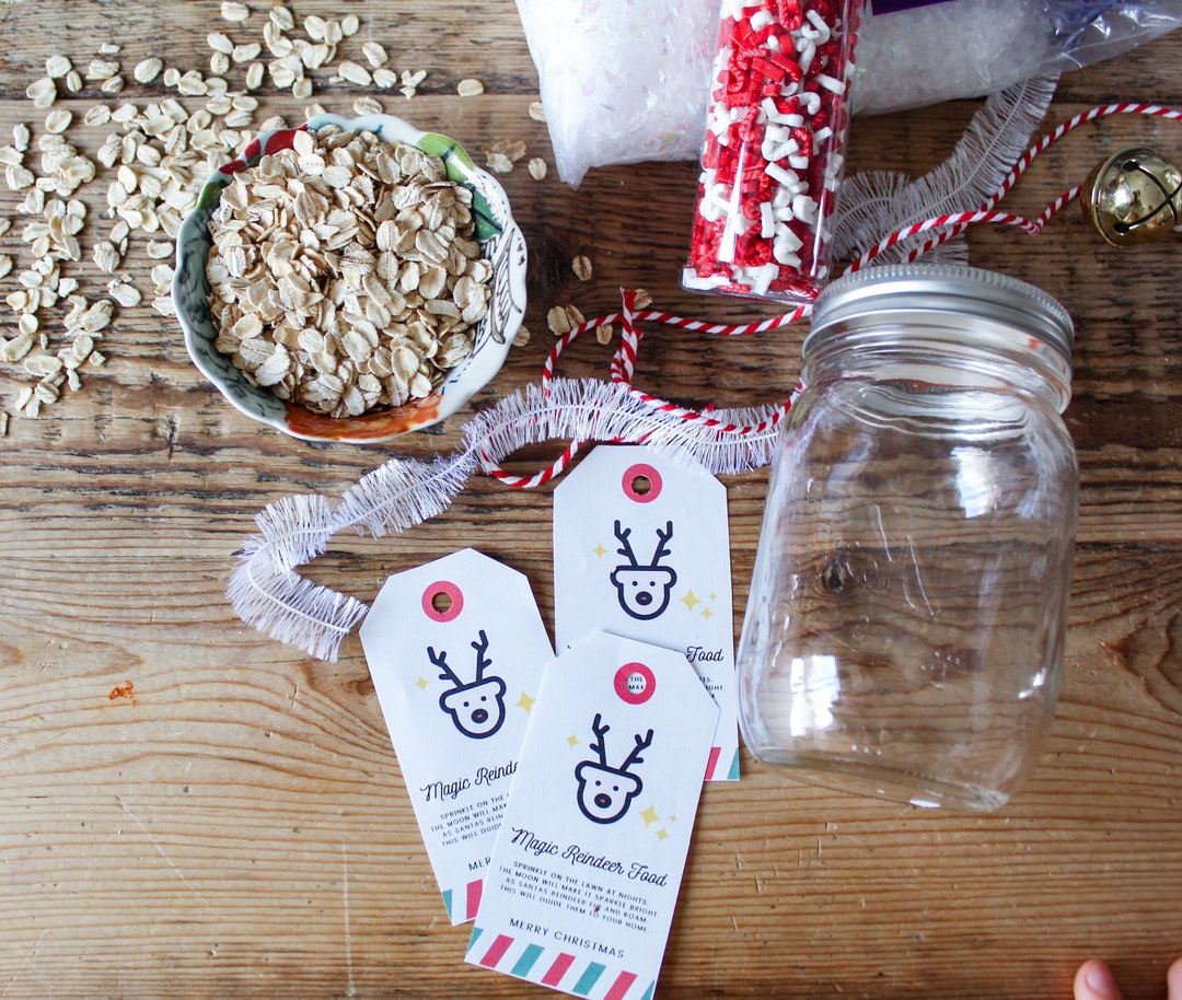 Magic Reindeer Food Gift Tag | Christmas DIGITAL FILE Gift Tag ...