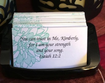 NAMES OF GOD He Knows Your Name Cards Personalized Scripture Cards - Etsy