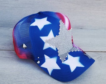 Red White Blue Caps | Etsy