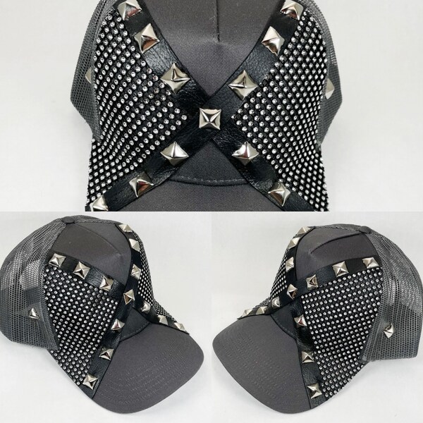 Spiked Snapback - Etsy