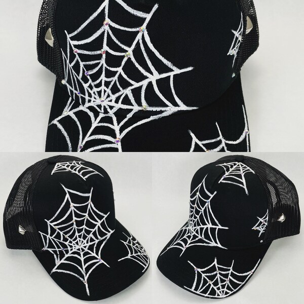 Spider Web Hat - Etsy