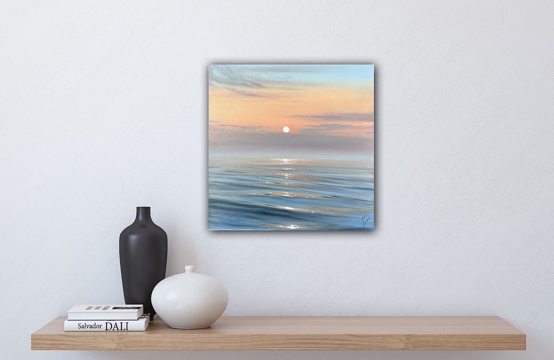The Miracle of Sunrise Original Beach Painting - Etsy