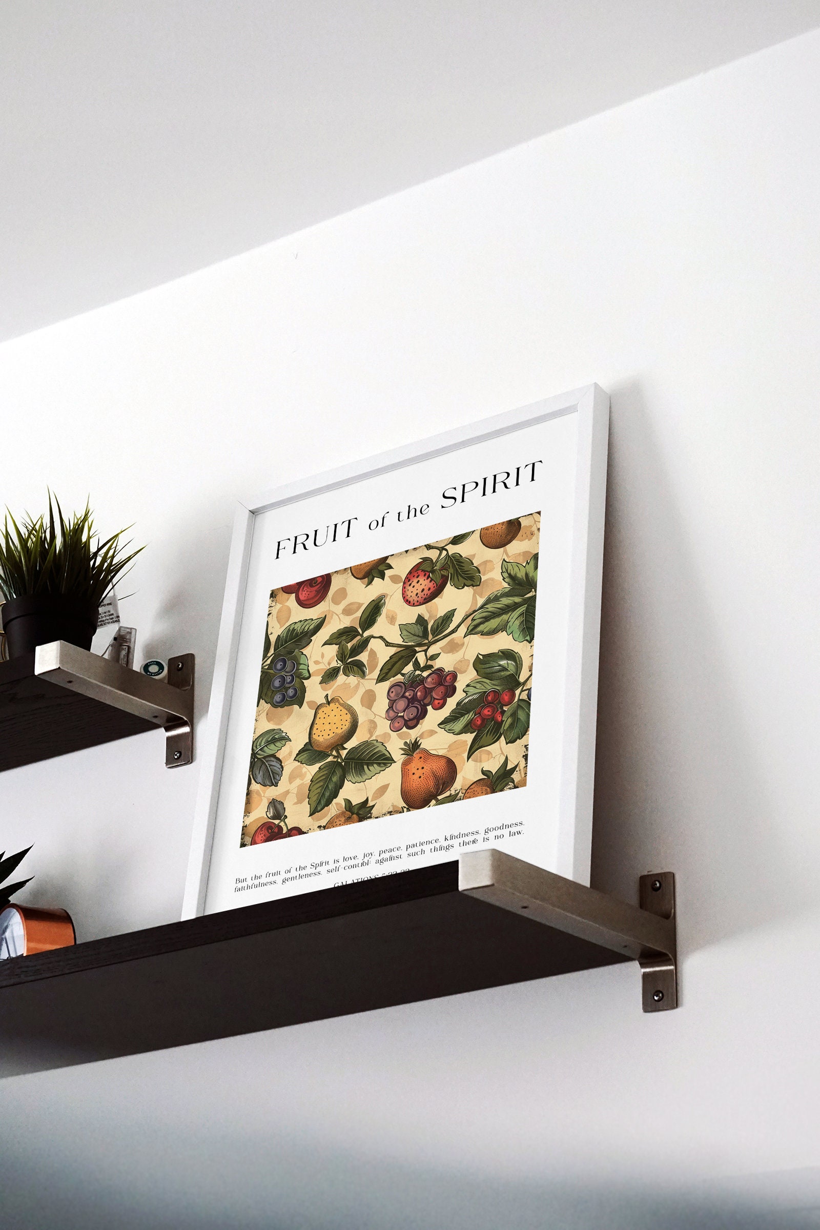 Fruit of the Spirit Wall Art, Scripture Wall Art, Galatians 5:22 ...