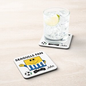 ANY TEAM: Personalised Football Coasters. Ideal Stocking Filler ...