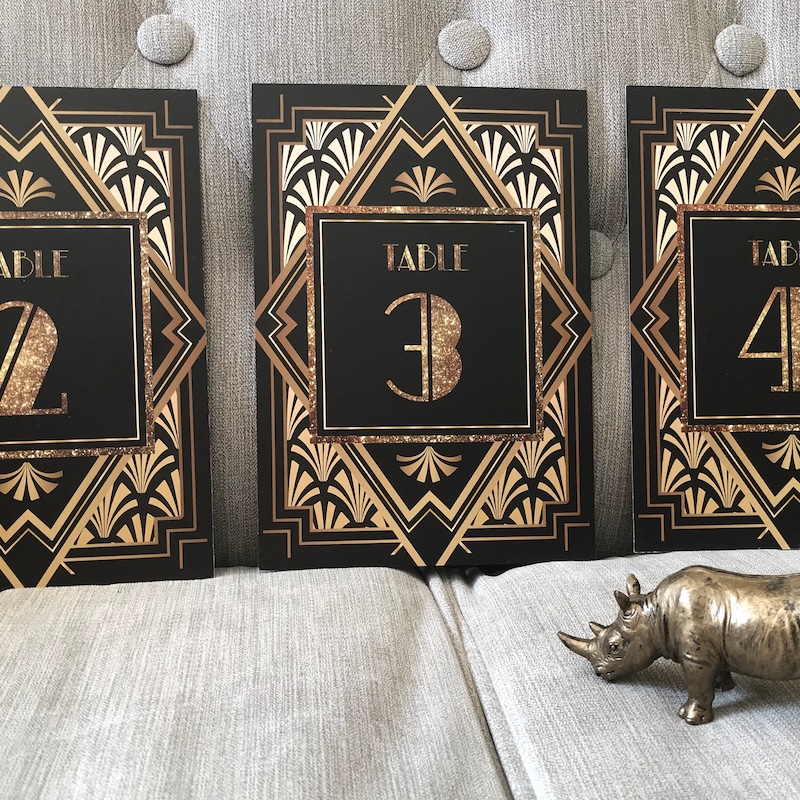 1920s Table Numbers - Etsy