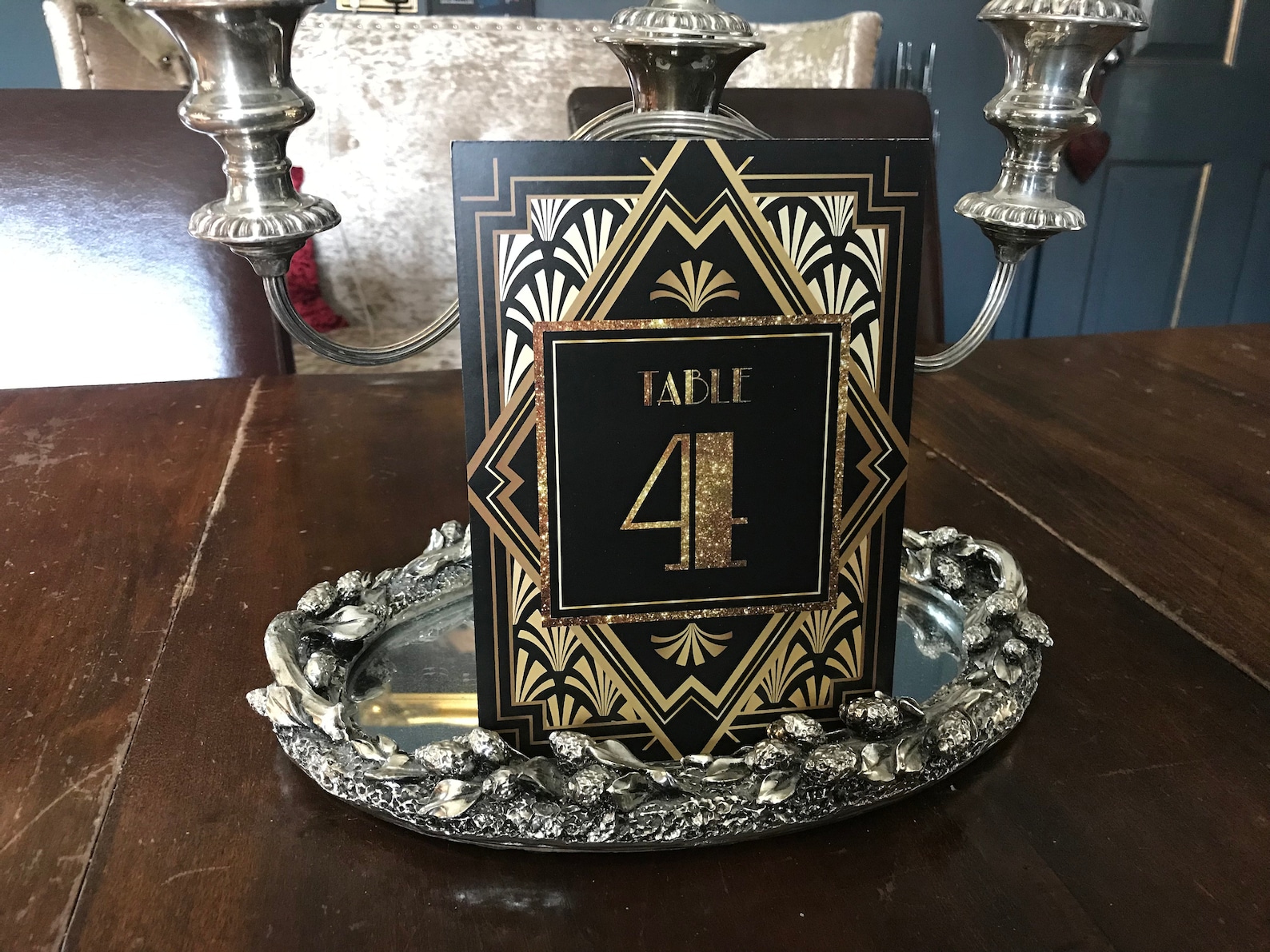 Art Deco Style Table Numbers. A5 or A6 Size. - Etsy