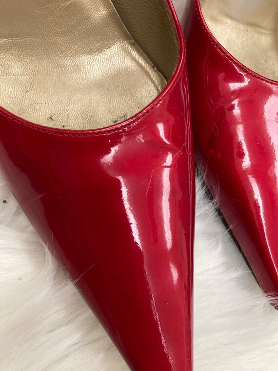 Stuart Weitzman candy red pointy toe pumps. These pum… - Gem