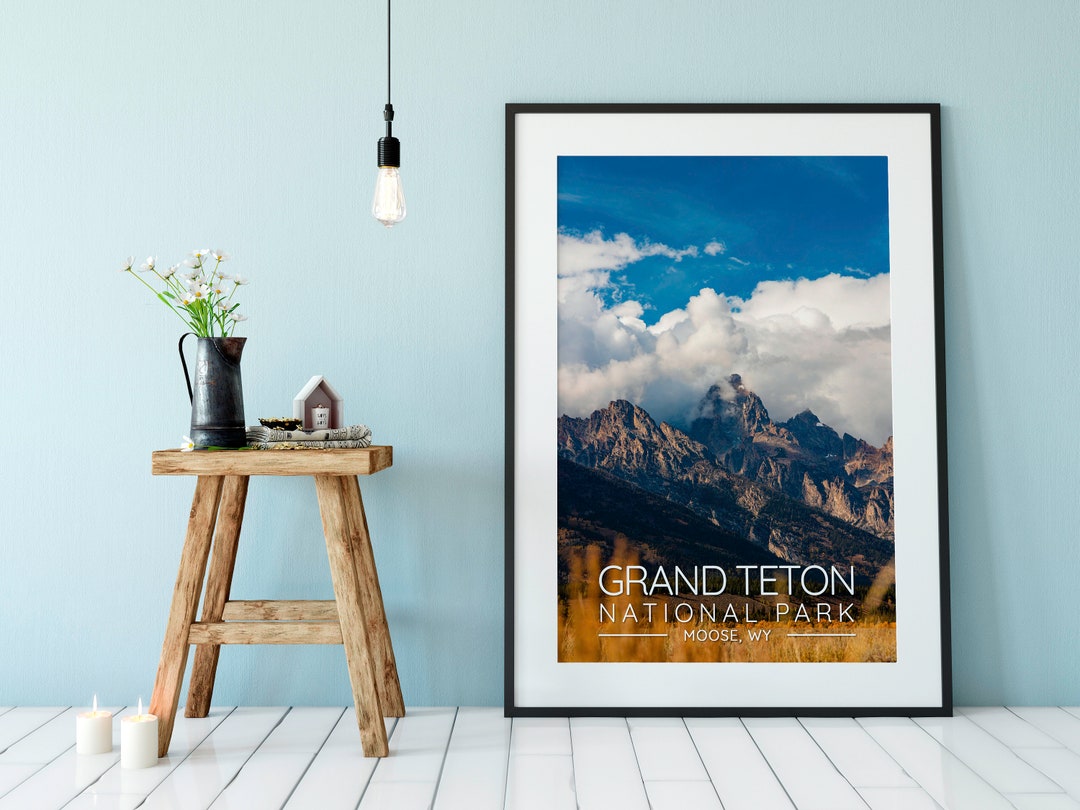 National Parks Poster Series: Grand Teton National Park | 4 Options ...