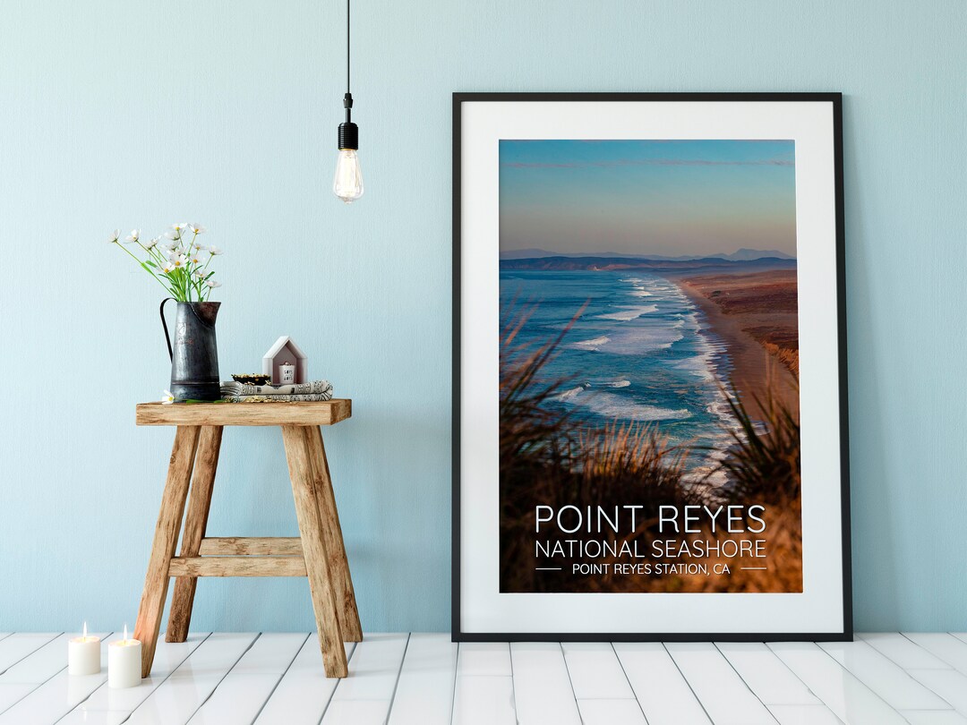 National Parks Poster Series: Point Reyes National Seashore 6 Options ...