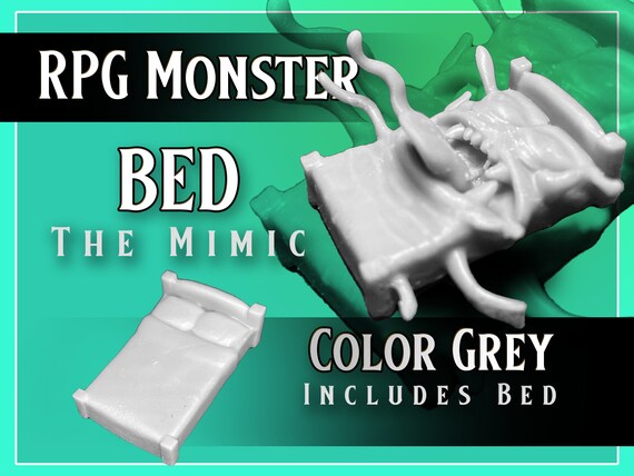 Bed Mimic Rpg Role Playing Game Monster Dnd Monster. - Etsy