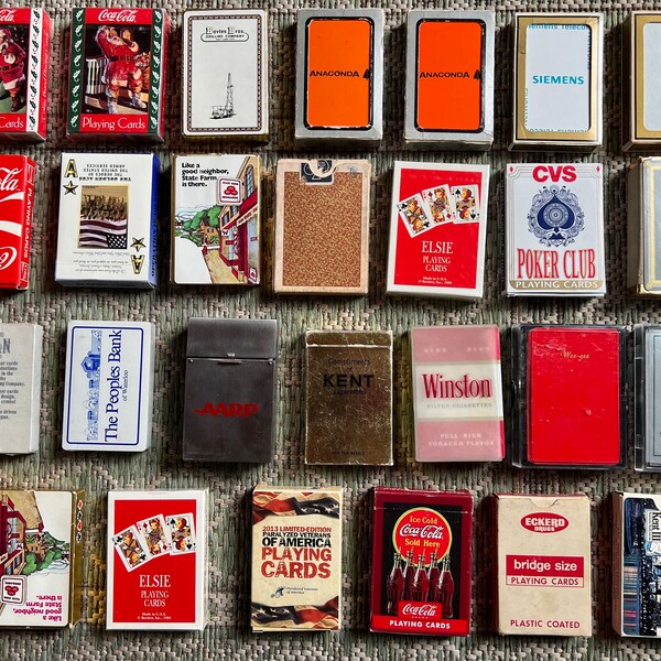 Vintage Playing Cards - Etsy