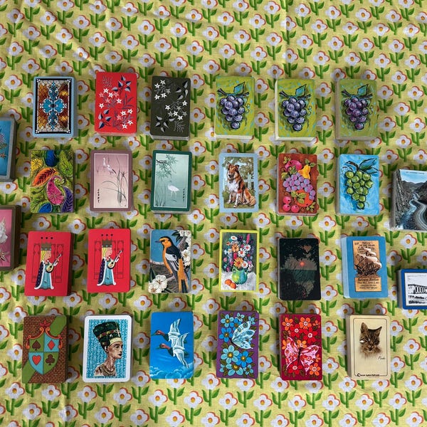 Art Deco Playing Cards - Etsy