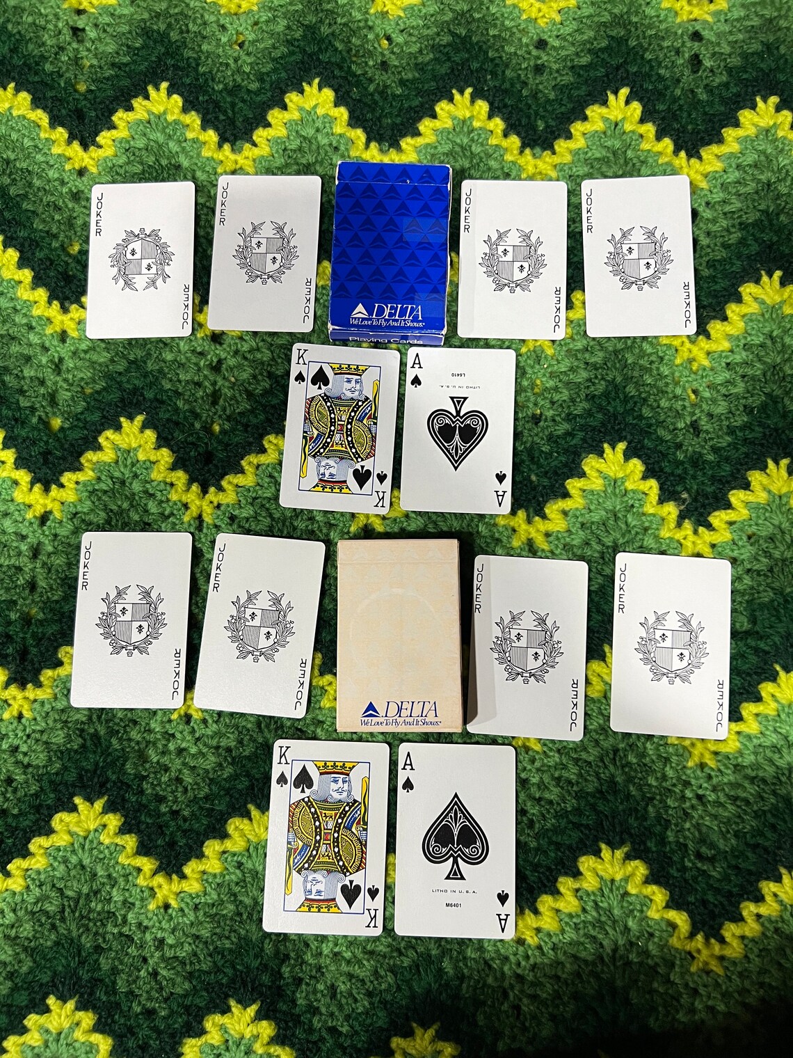 Vintage // Airline Playing Card Decks - Etsy