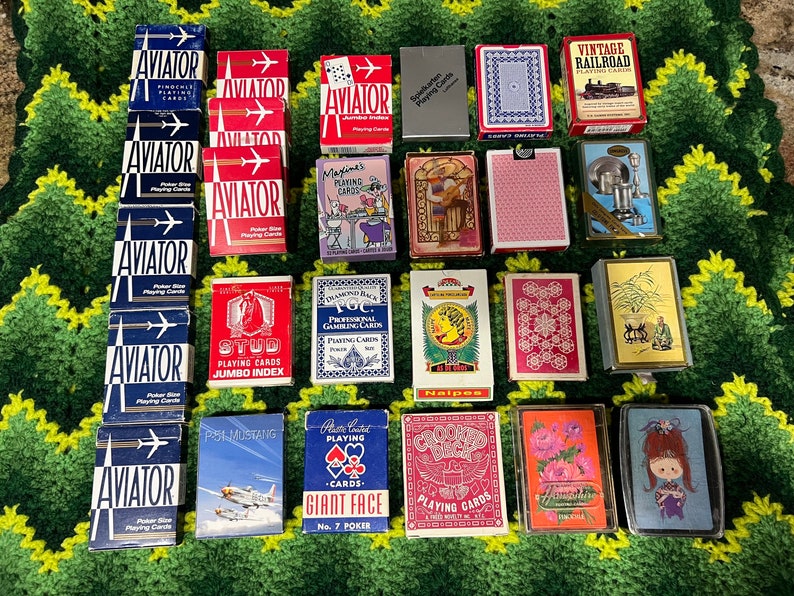 Vintage // Various Playing Card Decks - Etsy