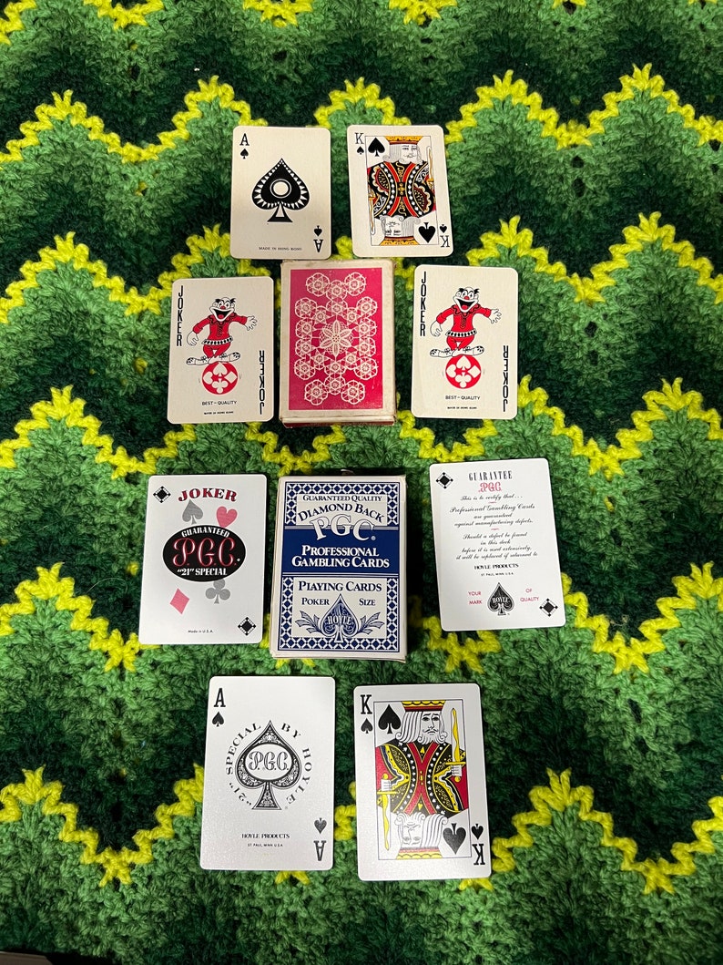 Vintage // Various Playing Card Decks - Etsy