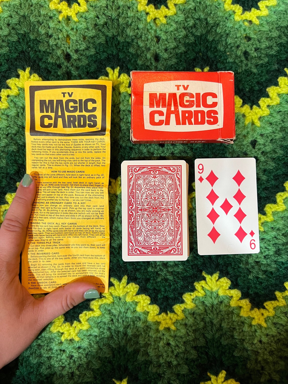 Vintage // Magic Playing Card Decks With Instructions - Etsy