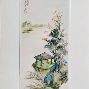 Vintage Chinese, Ling Fu Yang, Seasonal Prints, Spring, Summer, Autumn ...