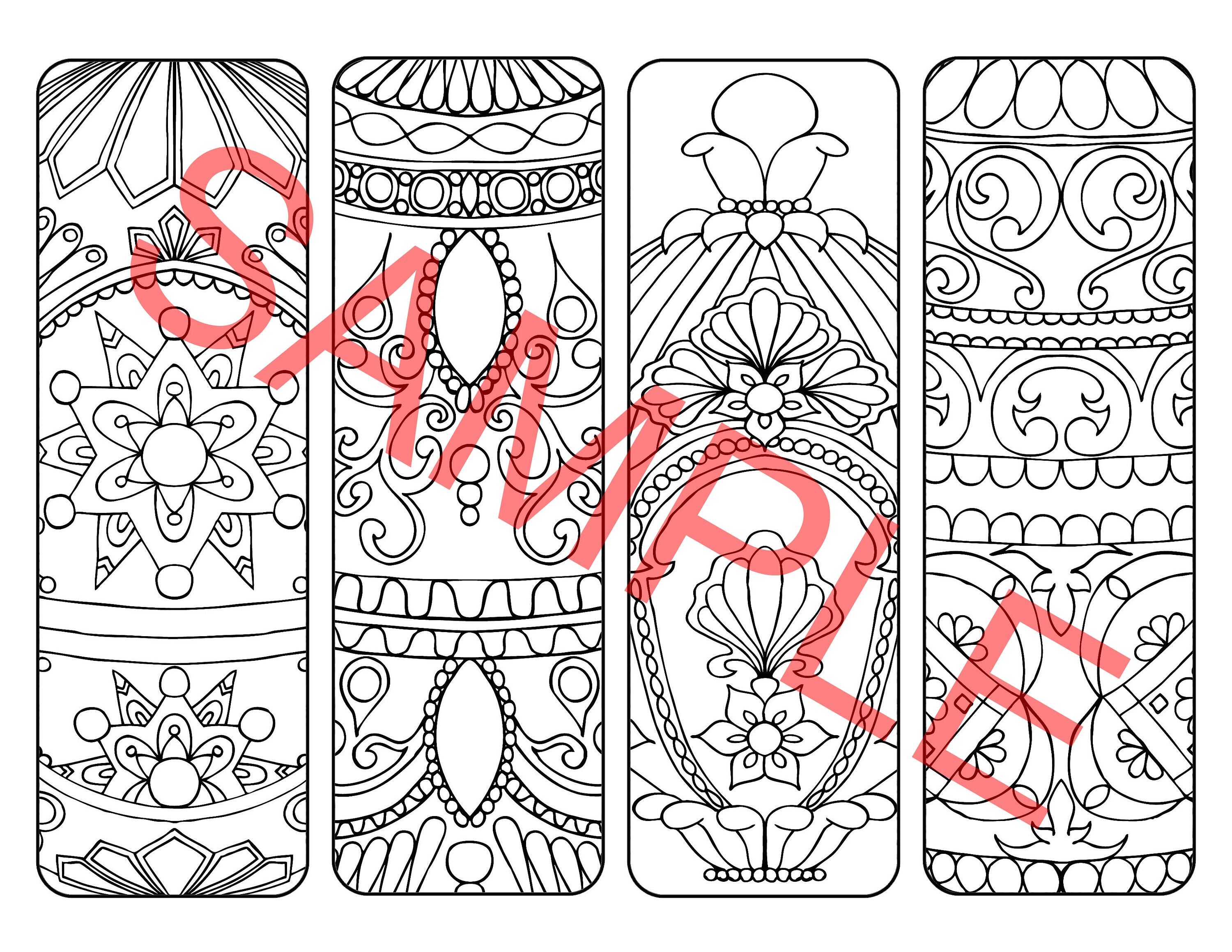 Colour Your Own Bookmarks Set 2 - Etsy España