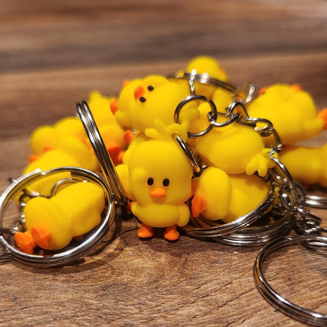 Duckie Keychain - Etsy
