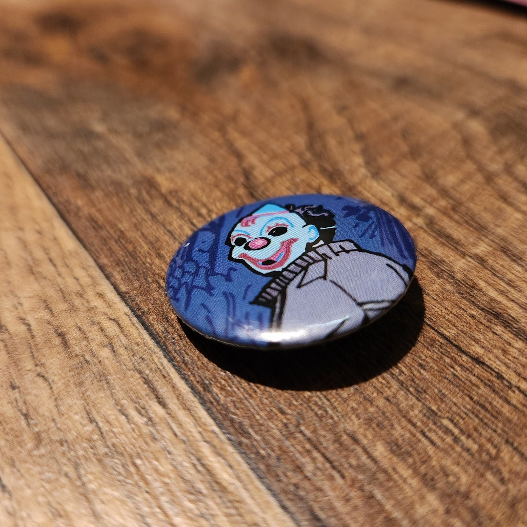 Comic Clown Button - Etsy