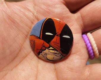 Deadpool Button - Etsy
