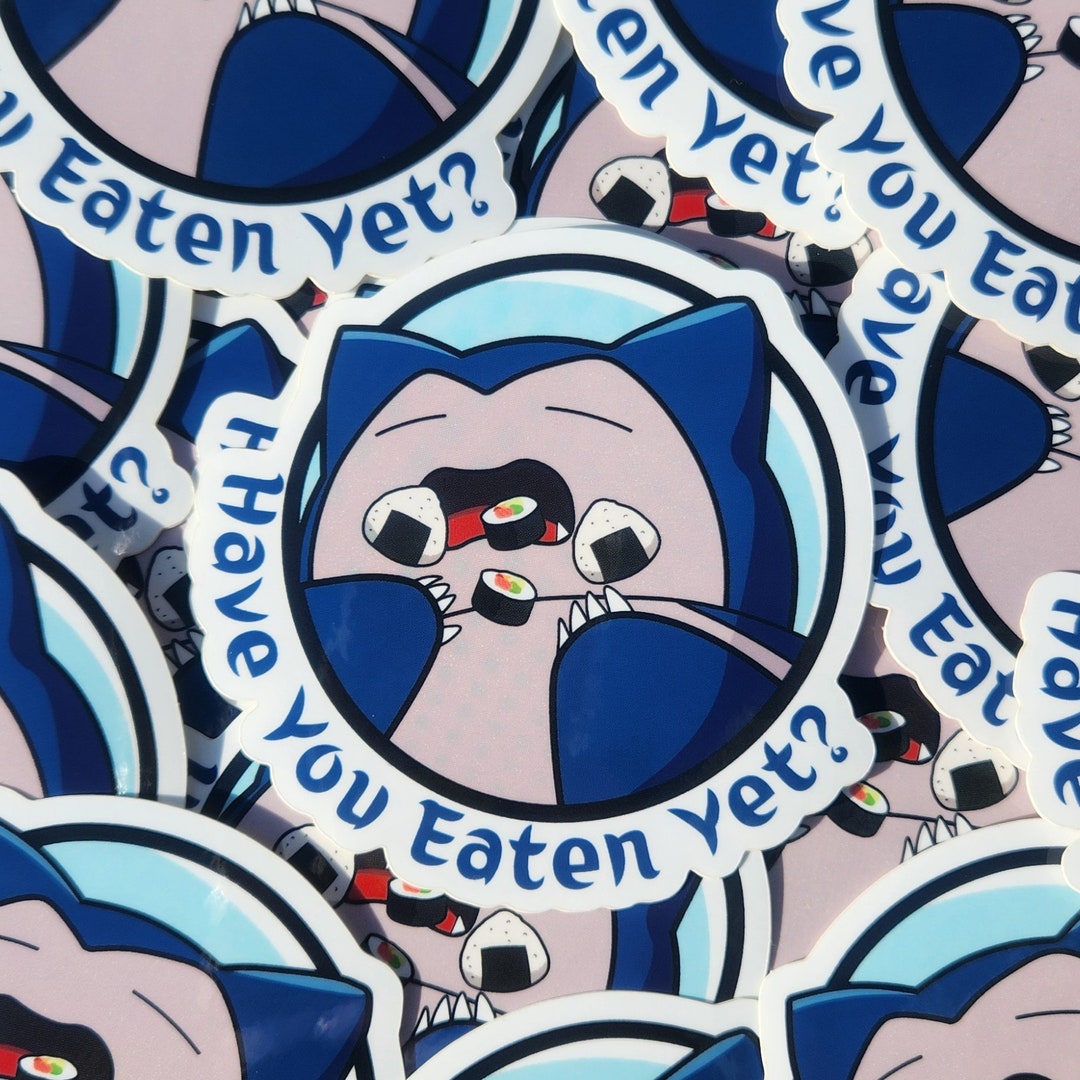 Have You Eaten Sticker - Etsy