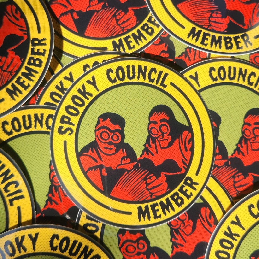 Spooky Council Sticker - Etsy
