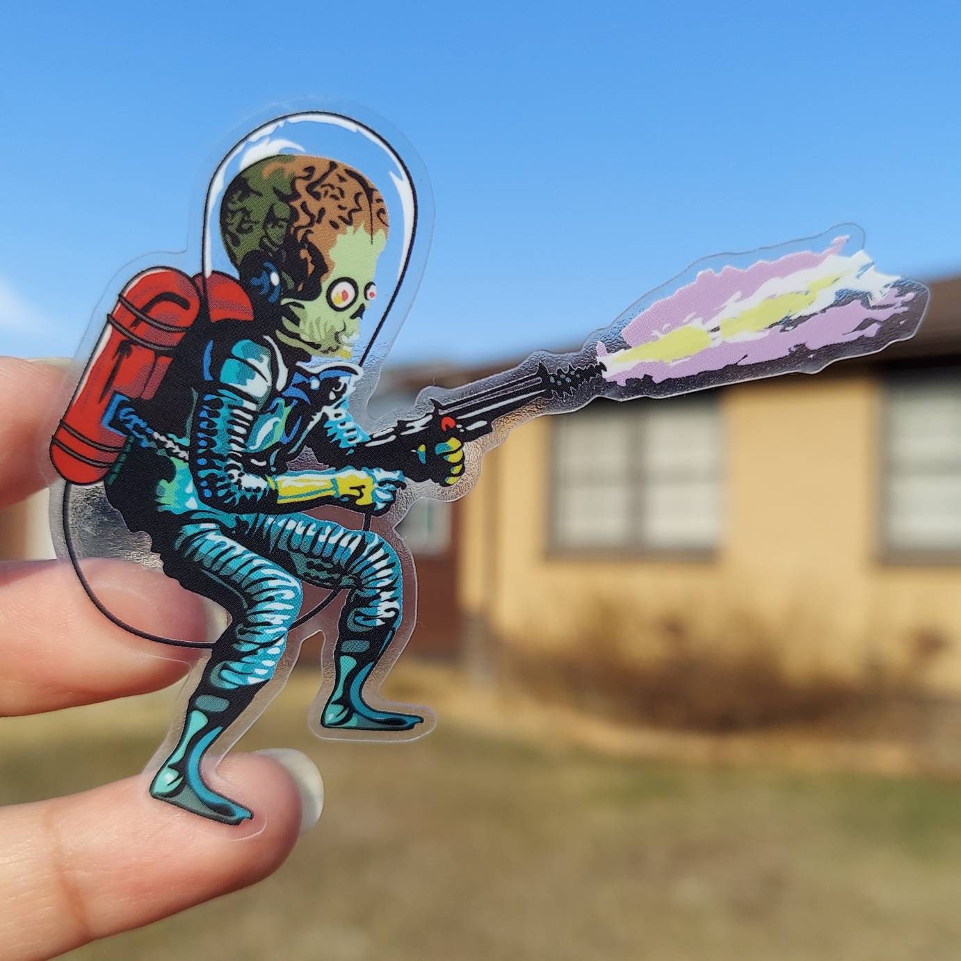 Mars Attacks Sticker | Etsy