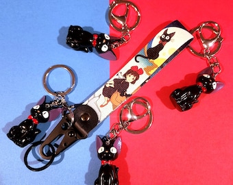 Viral Jiji Black Cat Kitty Studio Kiki's Delivery Service Keychain ...