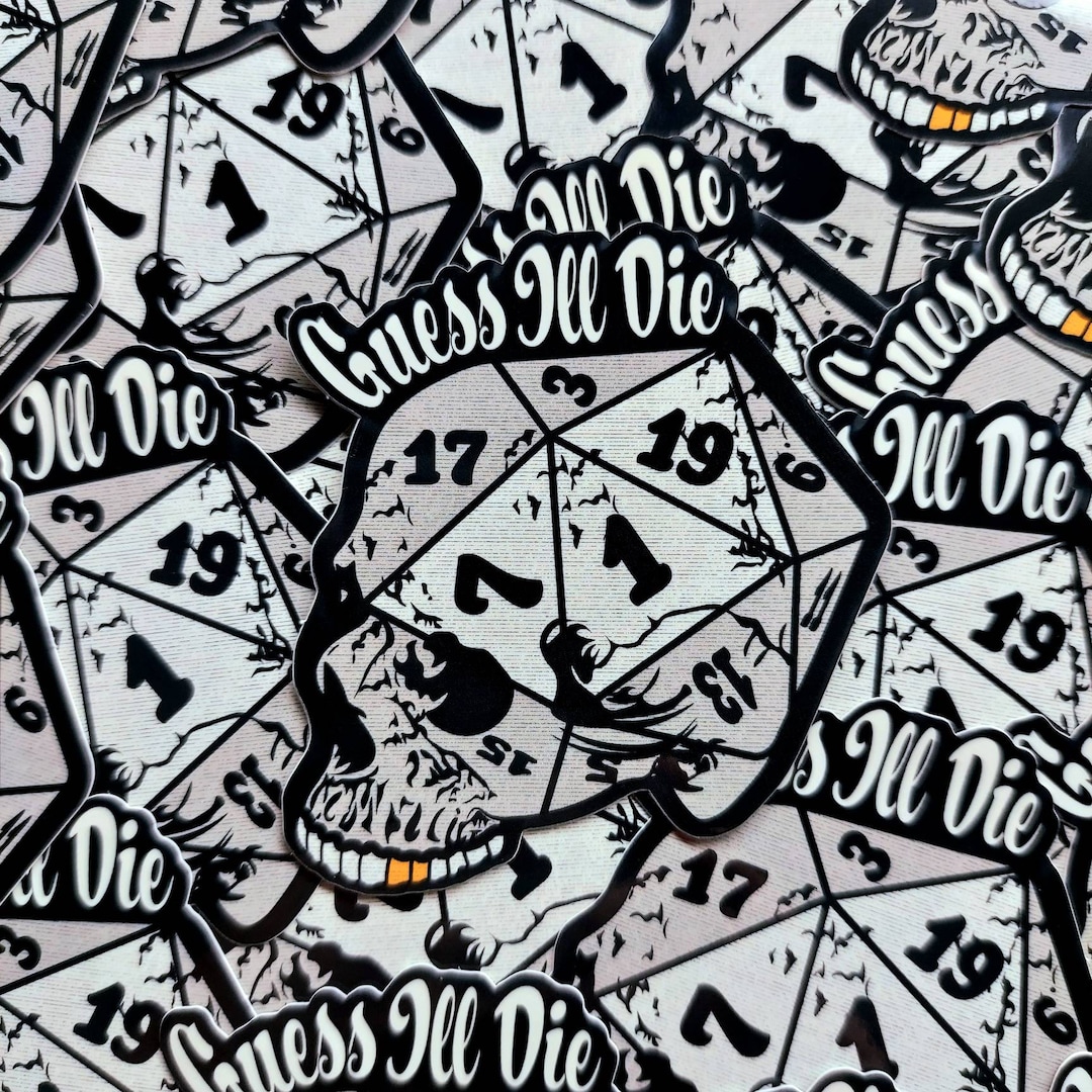 Critical Fail Dungeons and Dragons Sticker - Etsy