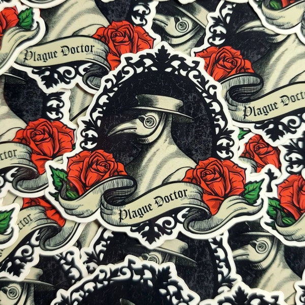 Dr Plague Doctor Sticker - Etsy