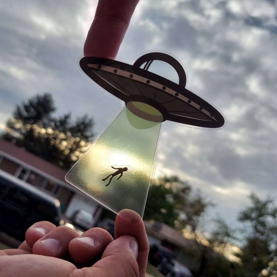 Alien Abduction Sticker - Etsy